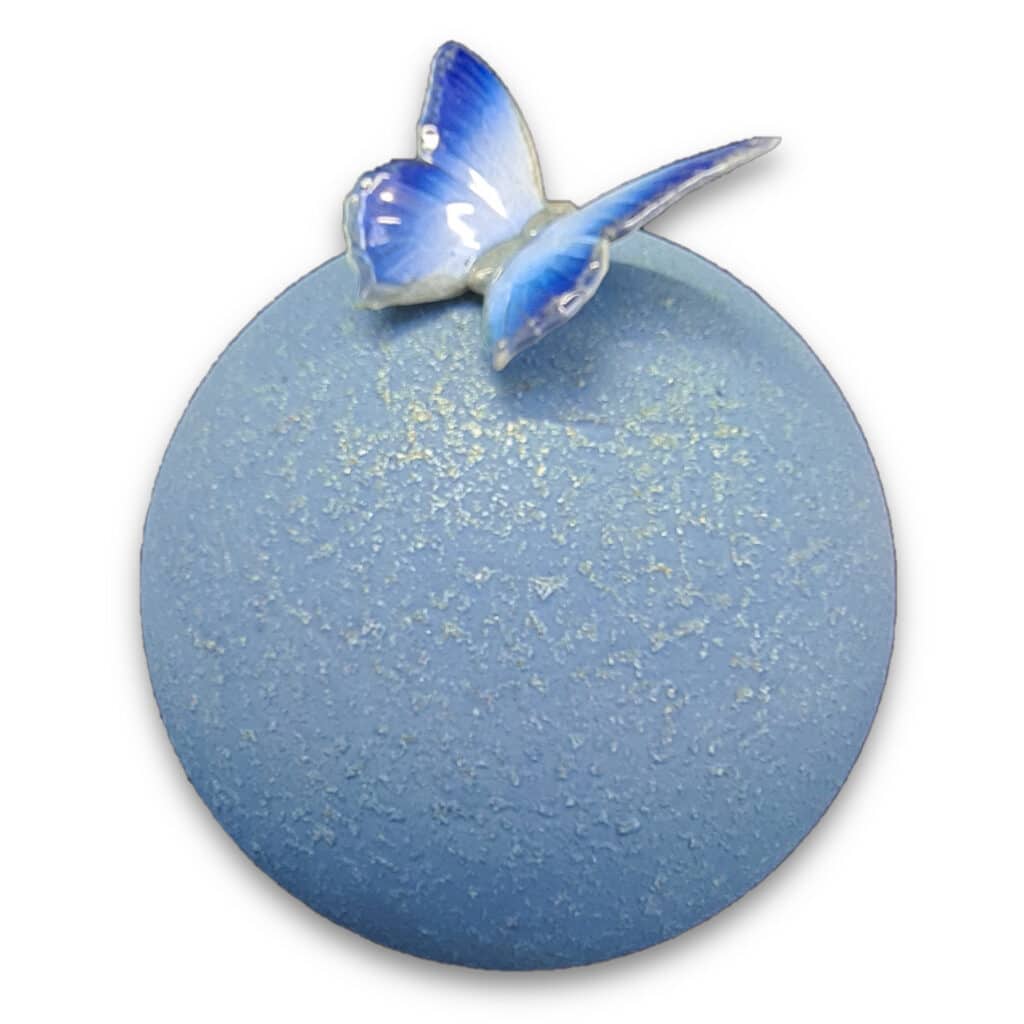 Bullet blue with butterfly